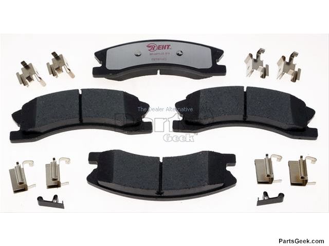Jeep Grand Cherokee Brake Pads - Disc Brake Pad - DuraGo Centric Monroe ...