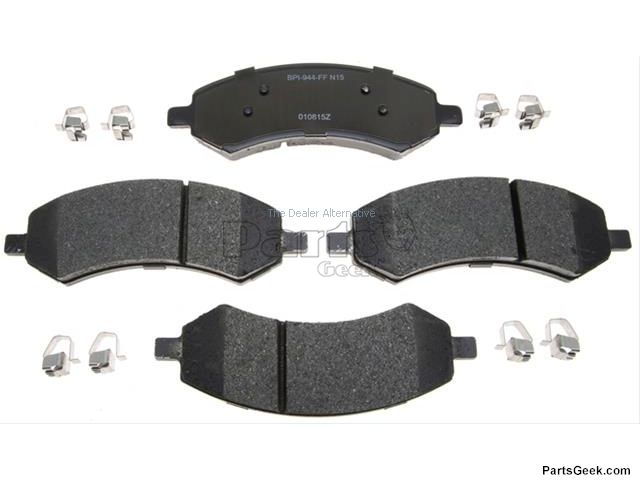 14 2014 Ram 1500 Brake Pad Set - Brake - AC Delco, API, Advics, Akebono ...