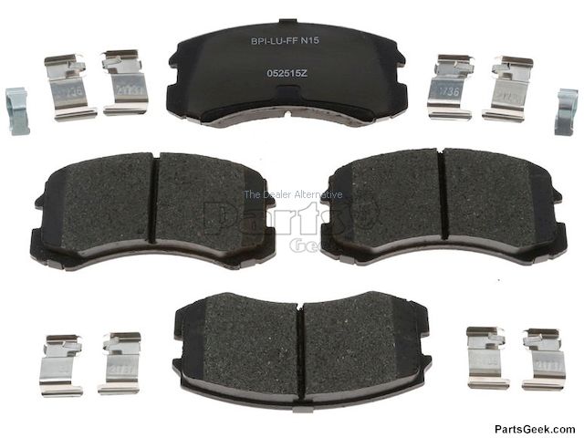 Mitsubishi Lancer Brake Pads - Disc Brake Pad - Centric EBC DuraGo TRQ ...
