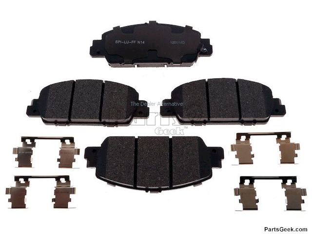 14 2014 Honda Accord Brake Pad Set - Brake - AC Delco, API, Advics ...