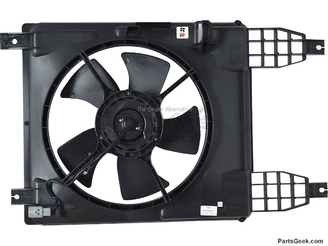 Chevrolet Aveo Radiator Fan - Cooling System - Replacement Action Crash ...