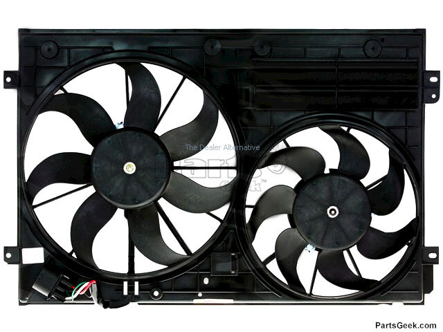 17 2017 Volkswagen Jetta Radiator Fan Assembly - Cooling System - APA ...