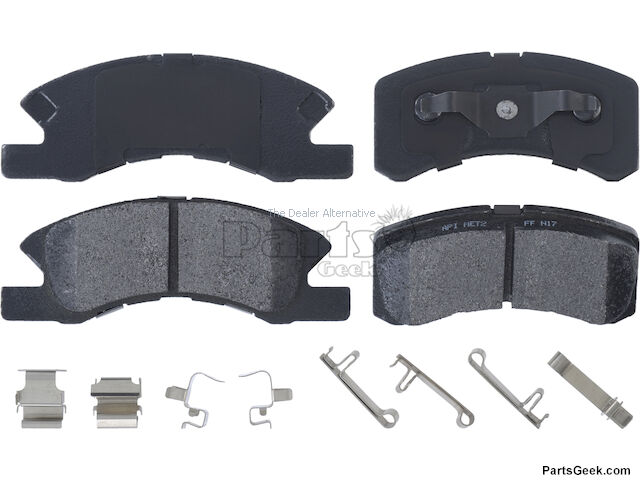 15 2015 Mitsubishi Mirage Brake Pad Set - Brake - AC Delco, API ...