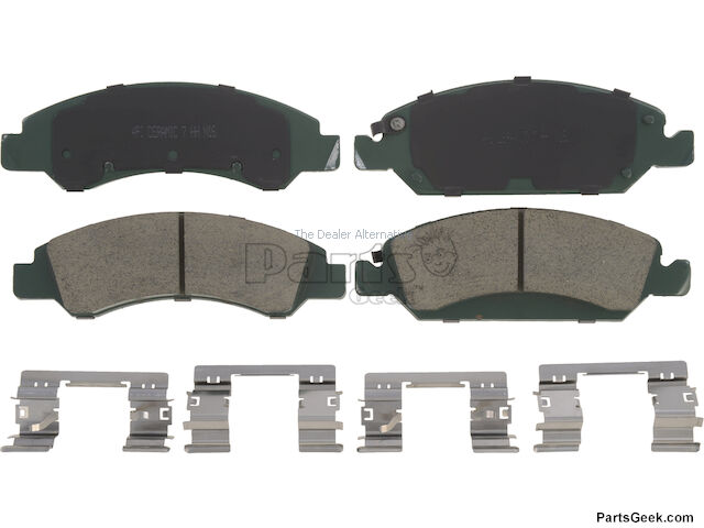 17 2017 Chevrolet Silverado 1500 Brake Pad Set - Brake - AC Delco, API ...