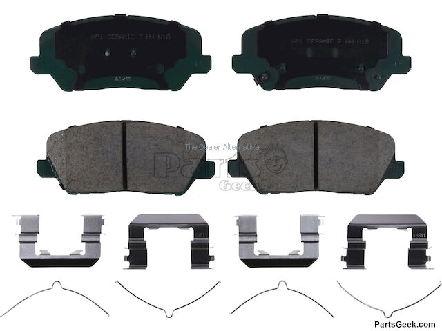 17 2017 Kia Forte Brake Pad Set - Brake - AC Delco, API, Advics ...