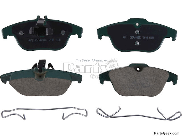 12 2012 Mercedes E350 Brake Pad Set - Brake - API, ATE, Akebono ...