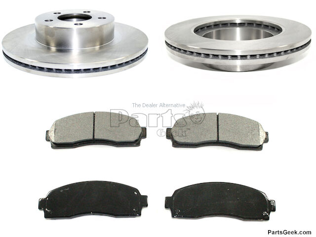 Ford Explorer Sport Trac Brake Pads - Disc Brake Pad - DuraGo TRQ ...