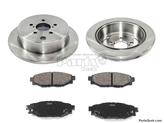 Subaru Outback Brakes - Brake - Centric Detroit Axle DuraGo TRQ Akebono ...