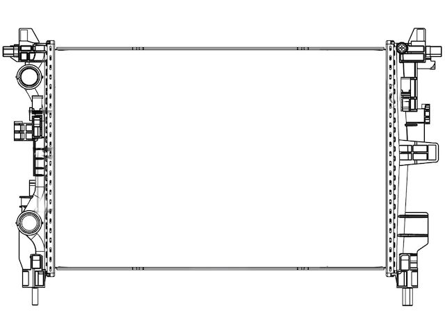 2015-2021 Jeep Renegade Radiator - TYC 13533 - Primary - PartsGeek.com