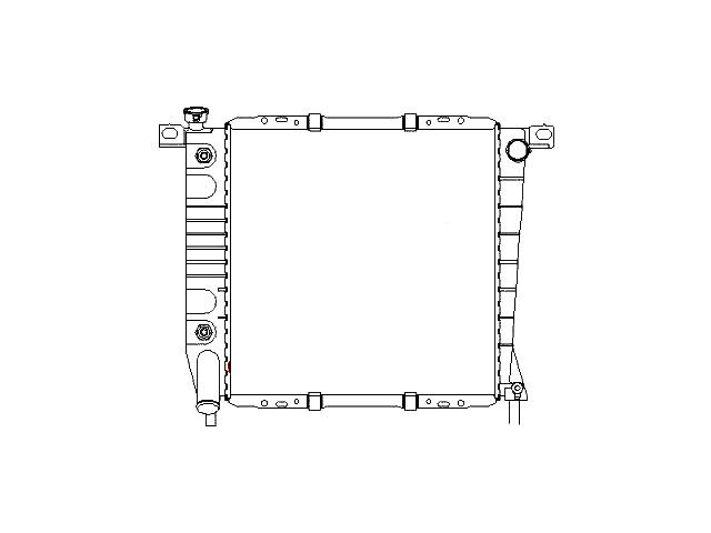 1985-1994 Ford Ranger Radiator - GPD 1061C - PartsGeek.com