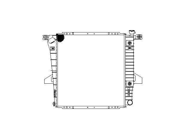 1998-2001 Ford Ranger Radiator - GPD 2172C - PartsGeek.com