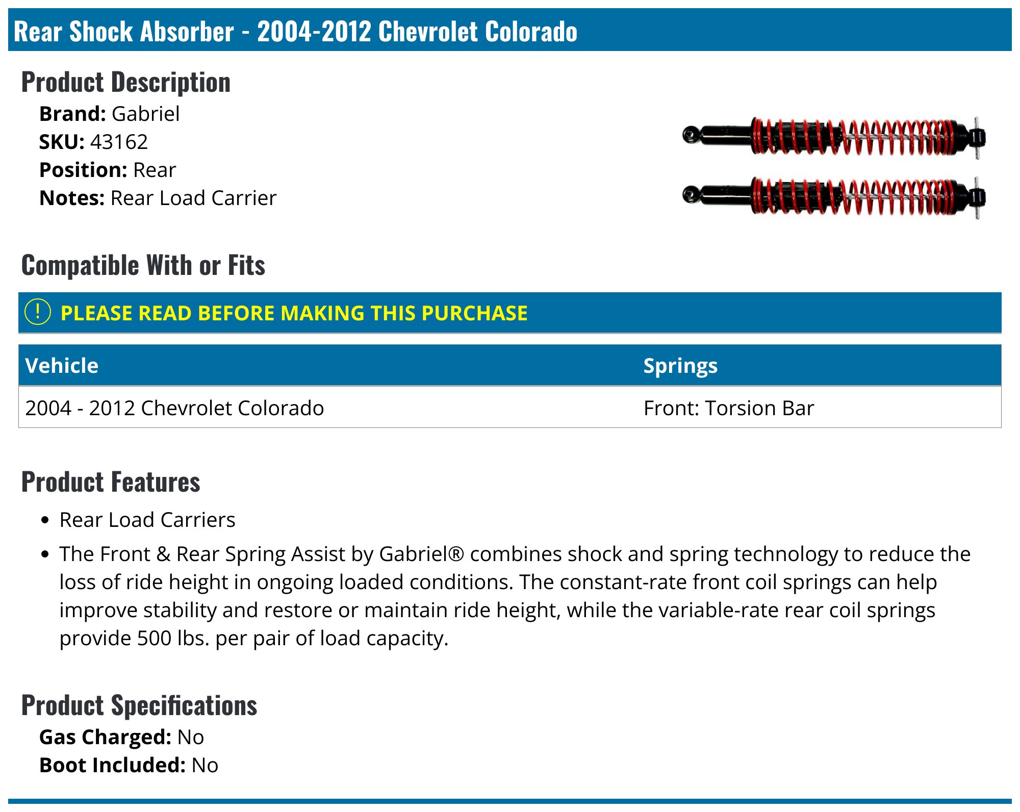 Chevrolet Colorado Parts & Accessories - Colorado Performance Parts