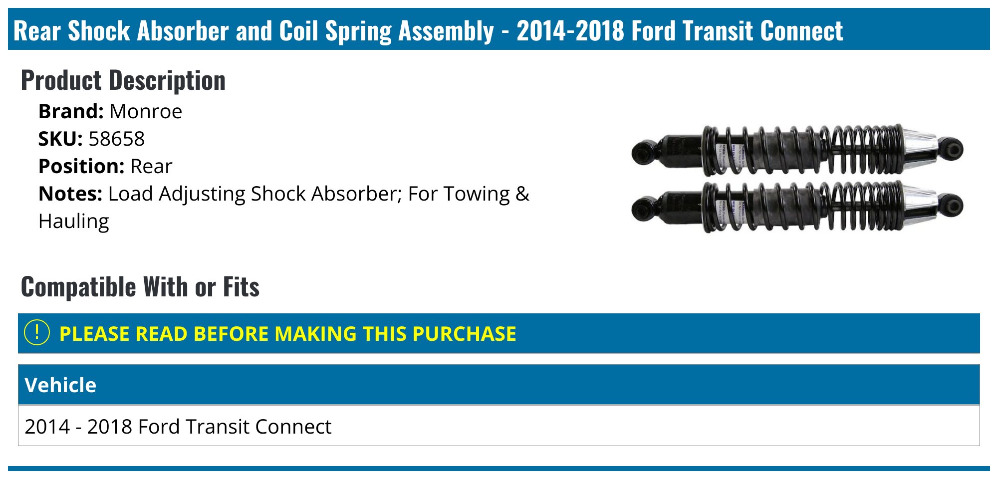 Car Shocks and Struts - Front & Rear Shock Replacement | Parts Geek