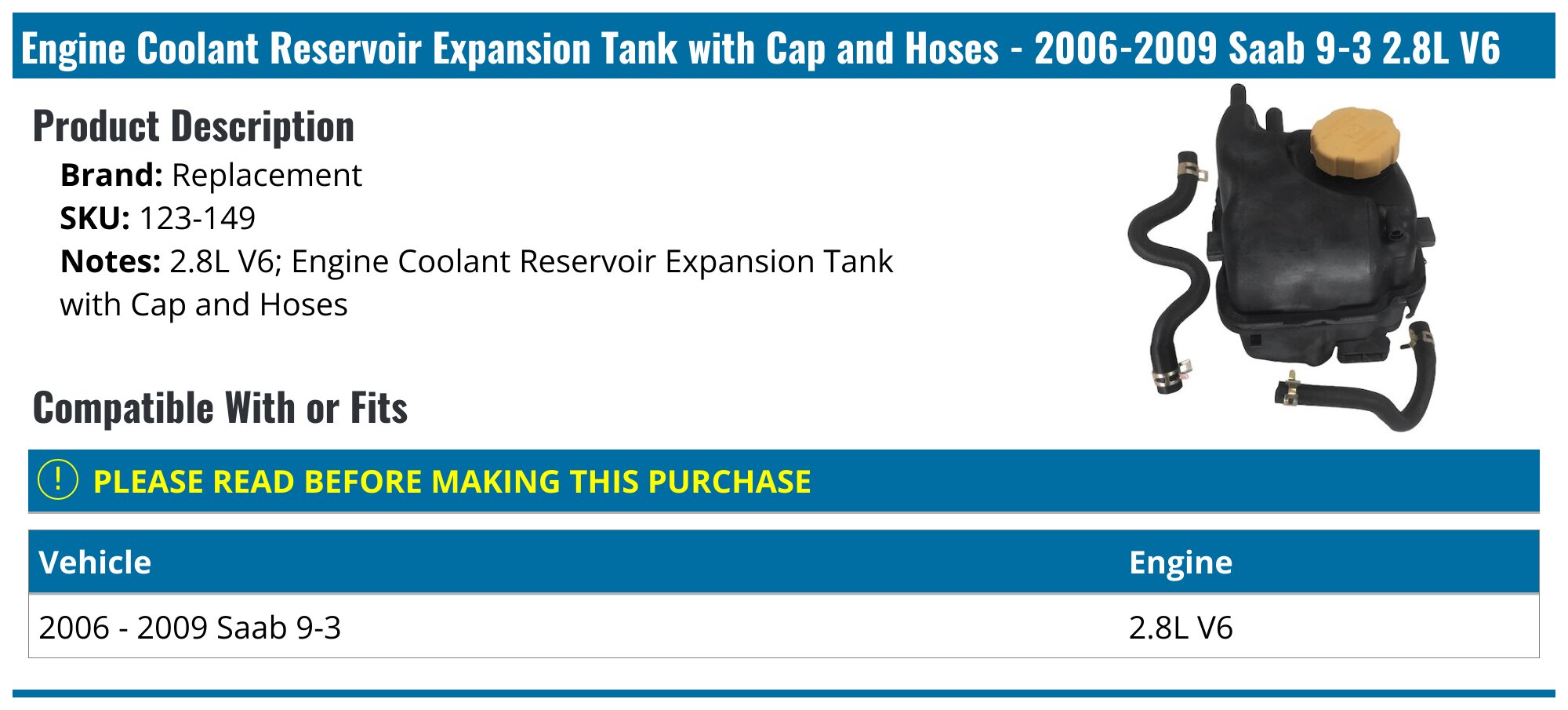 Radiator Overflow Tank - Coolant Reservoir Tank Replacement