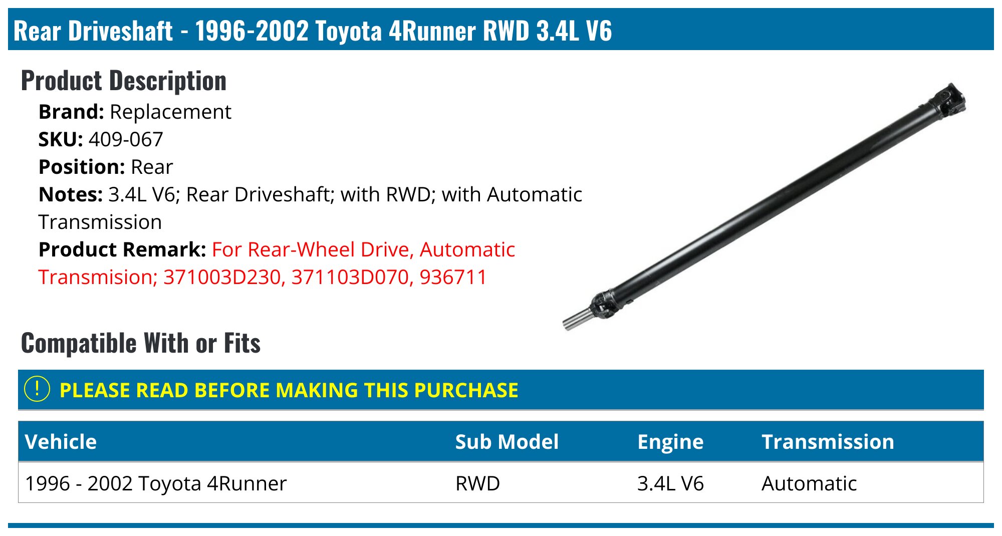 Toyota 4Runner Parts - Aftermarket Toyota 4Runner Body Parts