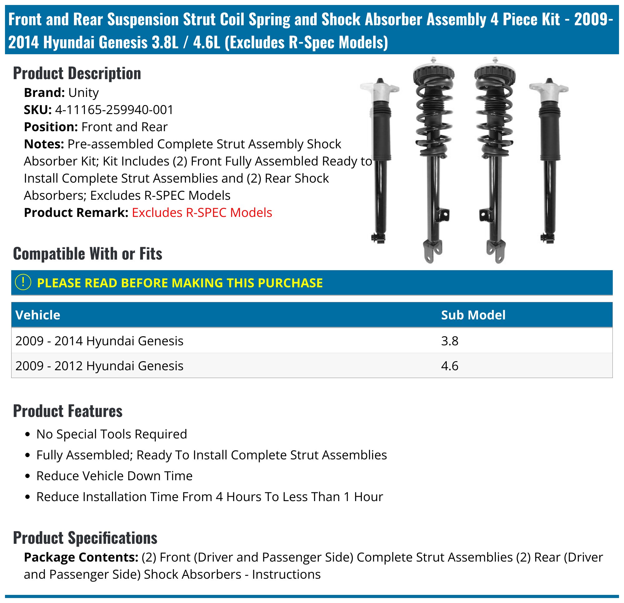 Hyundai Genesis Parts and Accessories | Parts Geek