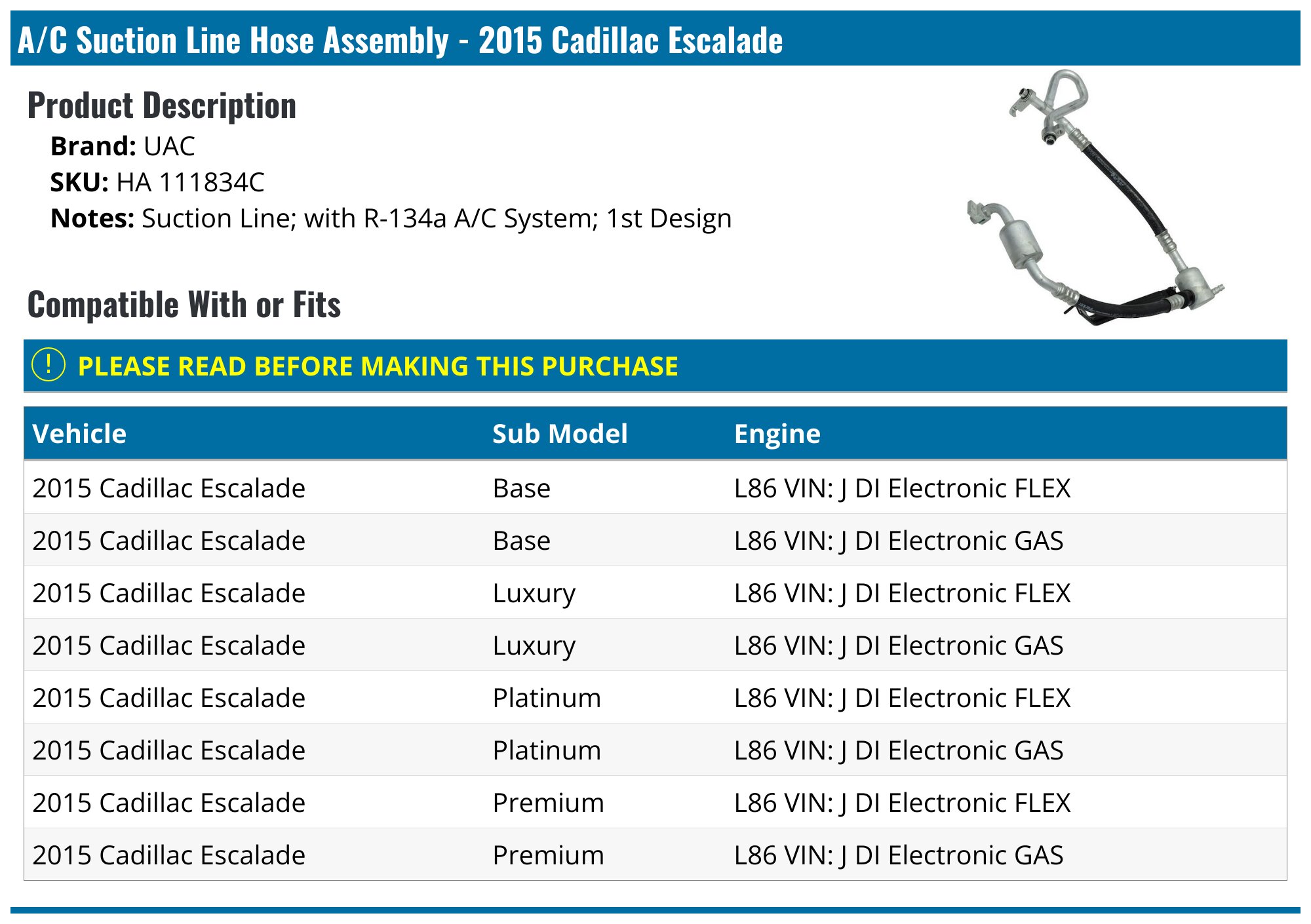 Ac Evaporator Core HVAC Case For 1994 Chevrolet K1500 Pickup A/c Hose ...
