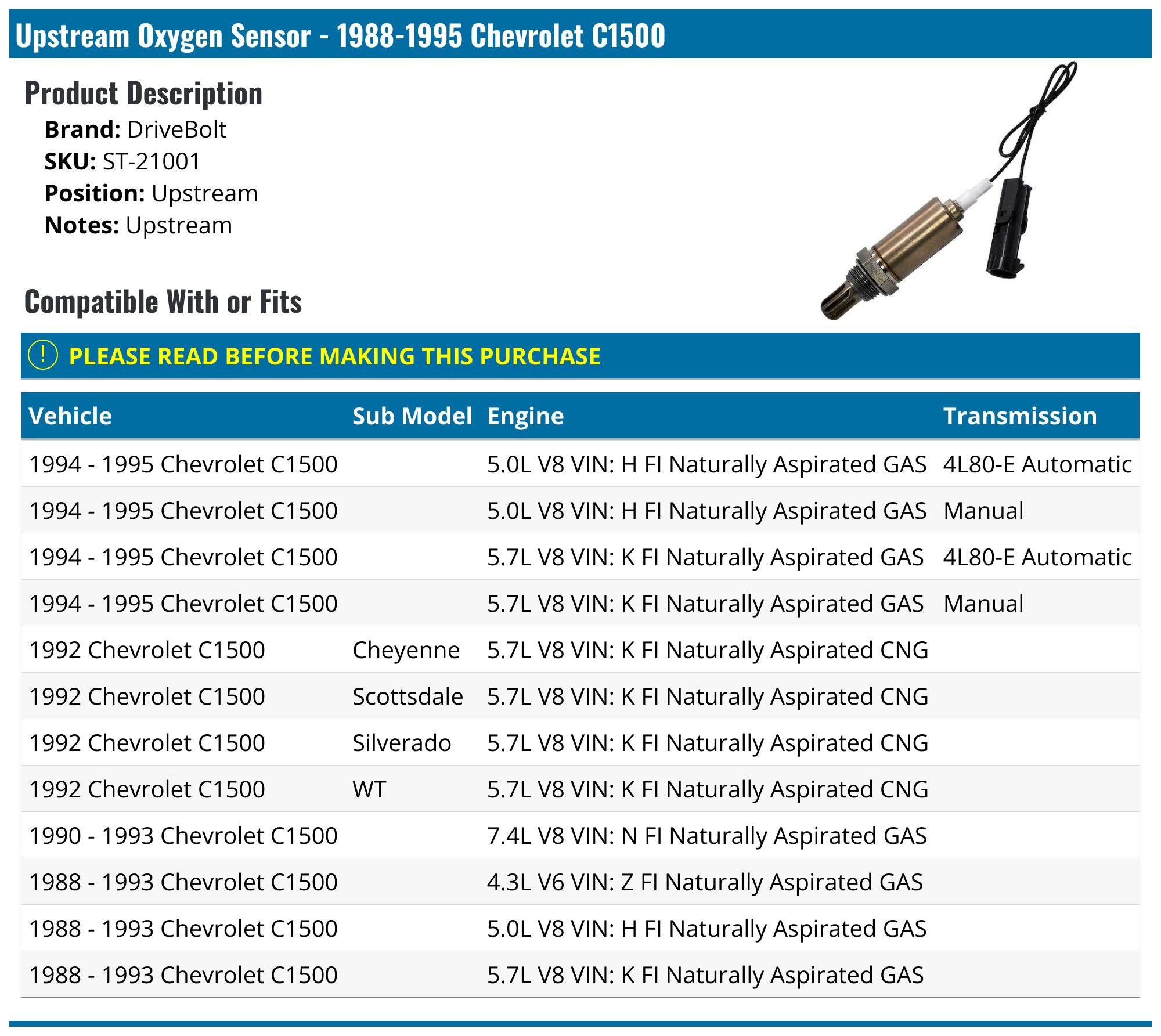 Oxygen Sensor Replacement - Low Cost O2 Sensor Replacement | Parts Geek