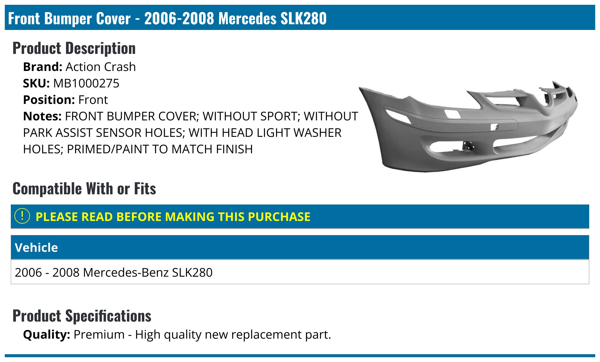 Front & Rear Bumper Cover Replacement - OEM & Aftermarket | Parts Geek