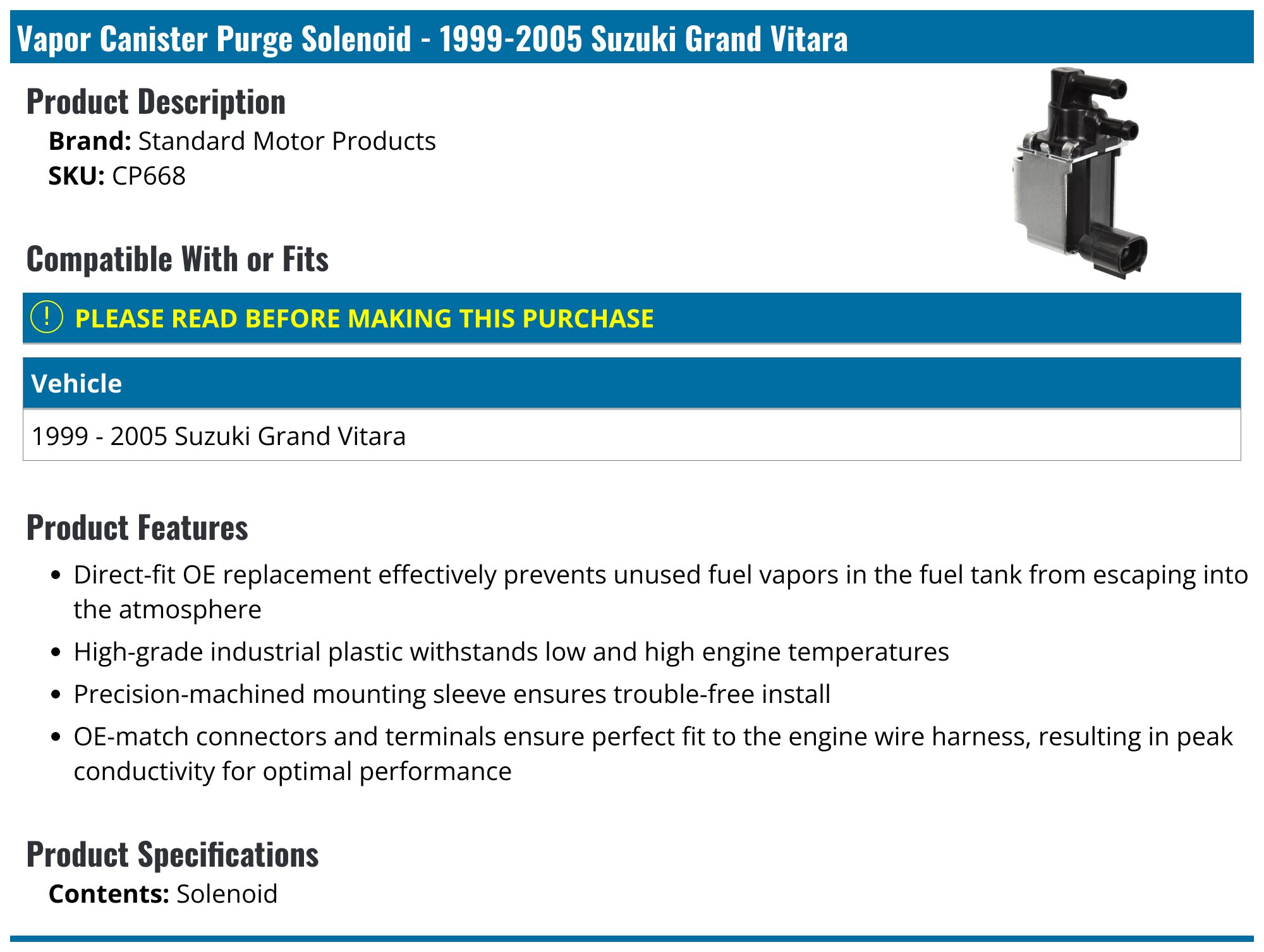 Suzuki Grand Vitara Parts - PartsGeek.com