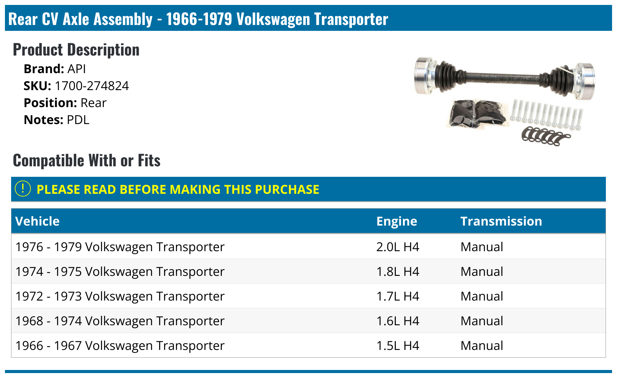 CV Axle Assembly Replacement - Left Right Front & Rear Axles | Parts Geek