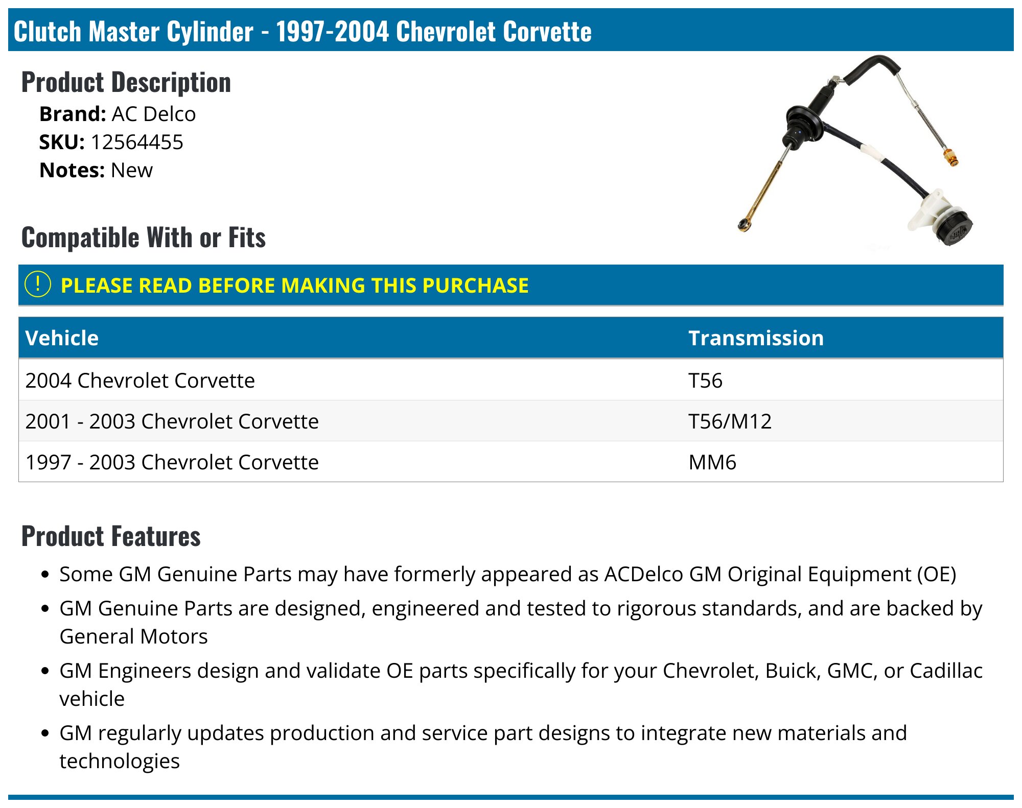 Chevrolet Corvette Parts - PartsGeek.com