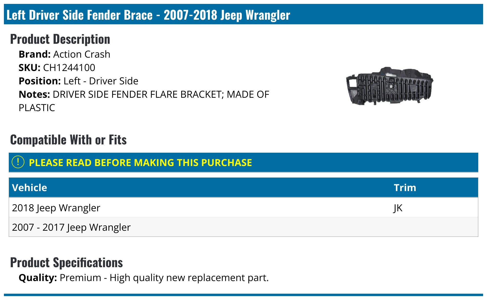 Jeep Wrangler Parts & Accessories - OEM & Aftermarket Parts | Parts Geek
