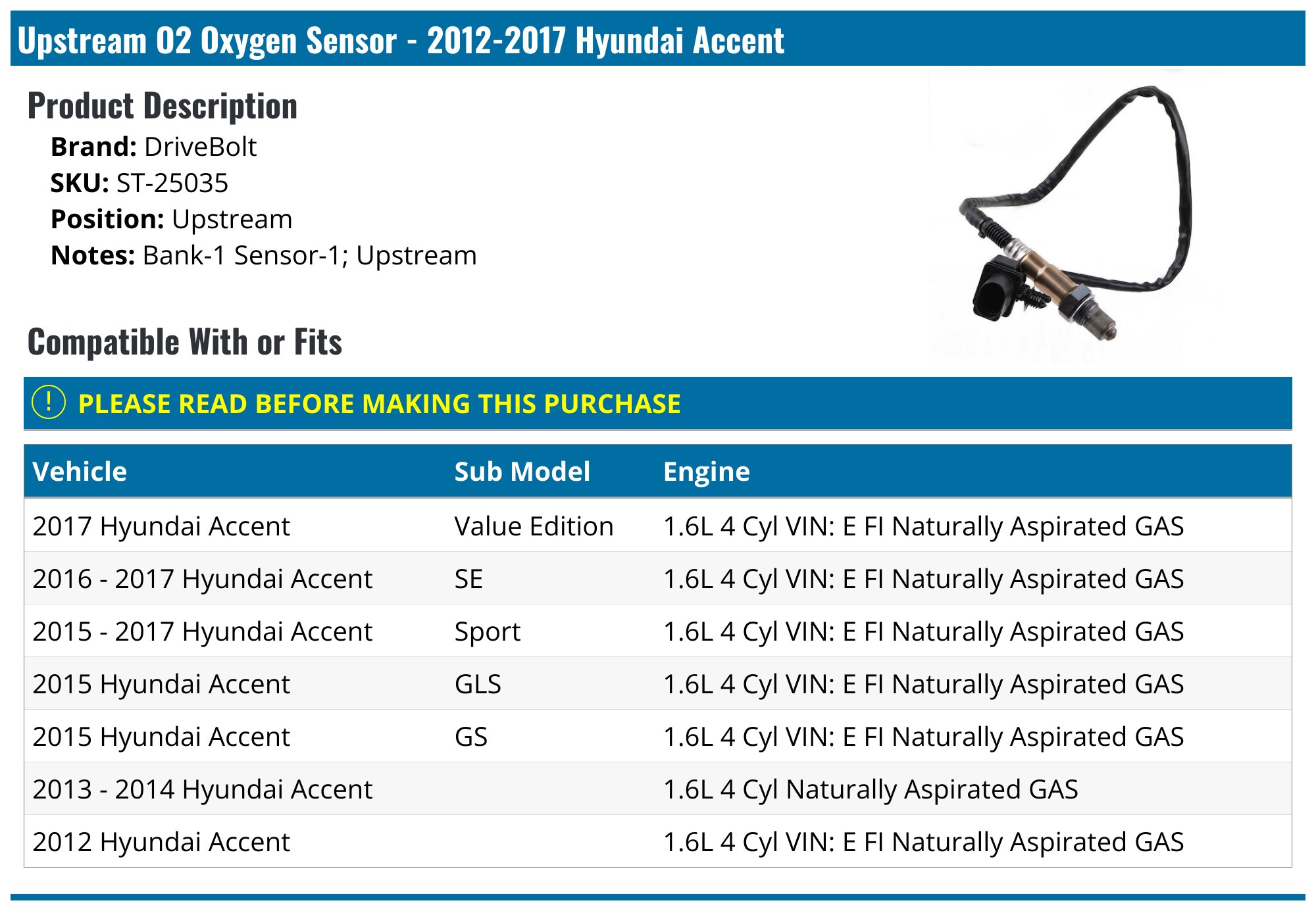 Oxygen Sensor Replacement - Low Cost O2 Sensor Replacement | Parts Geek