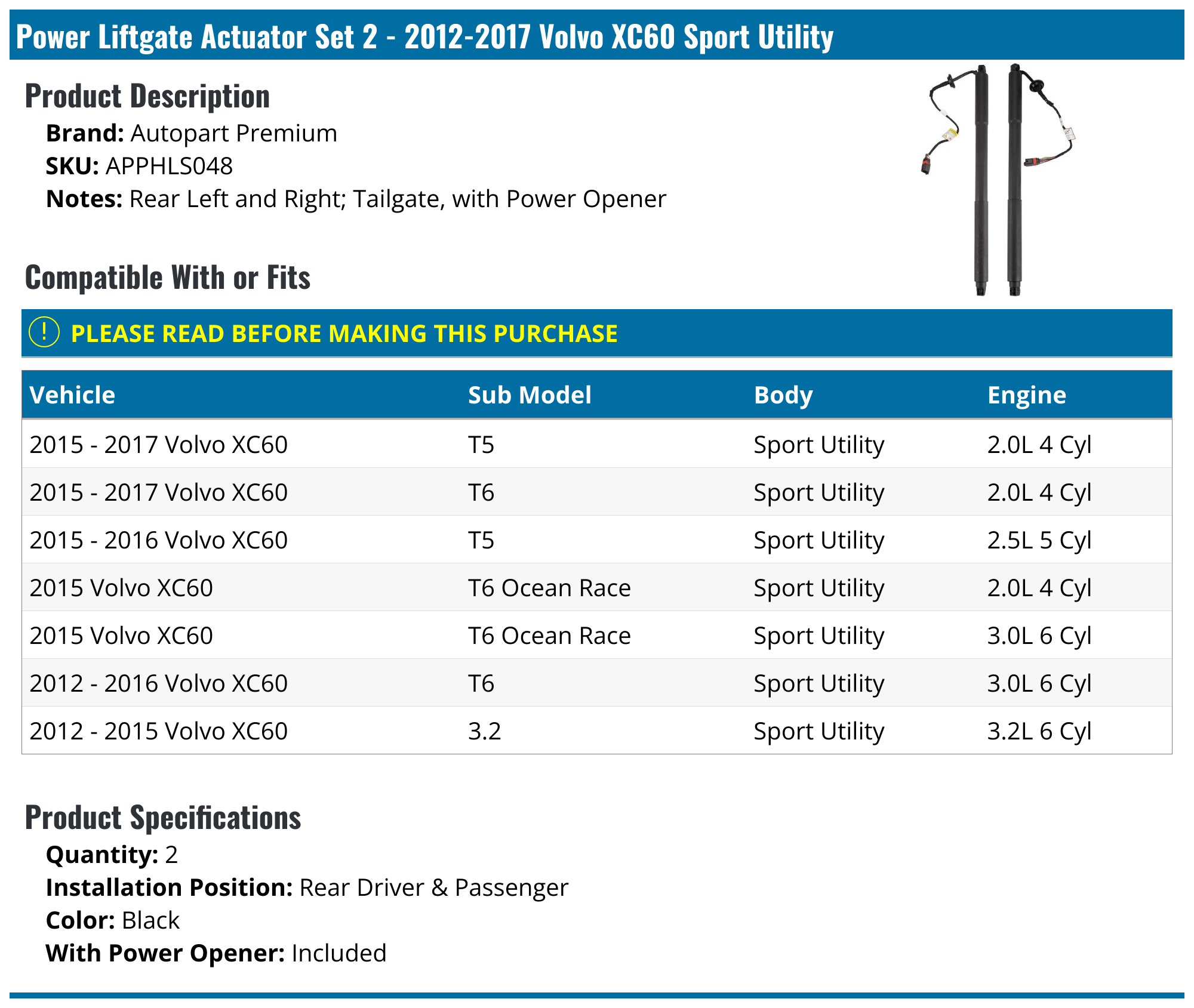 Volvo XC60 Parts - PartsGeek.com