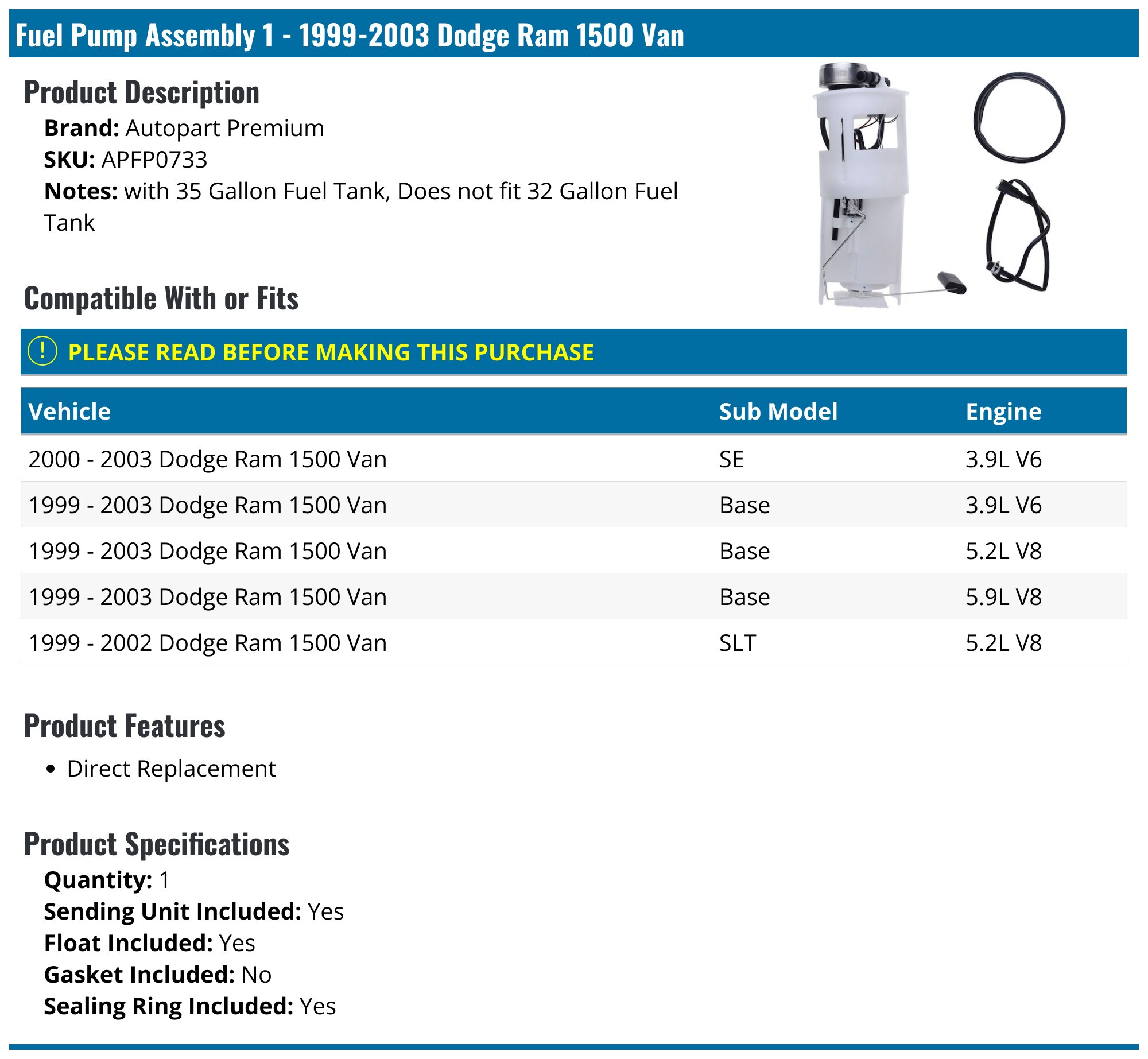 Interesting 1999 Dodge Ram 1500 Fuel Pump Gallery