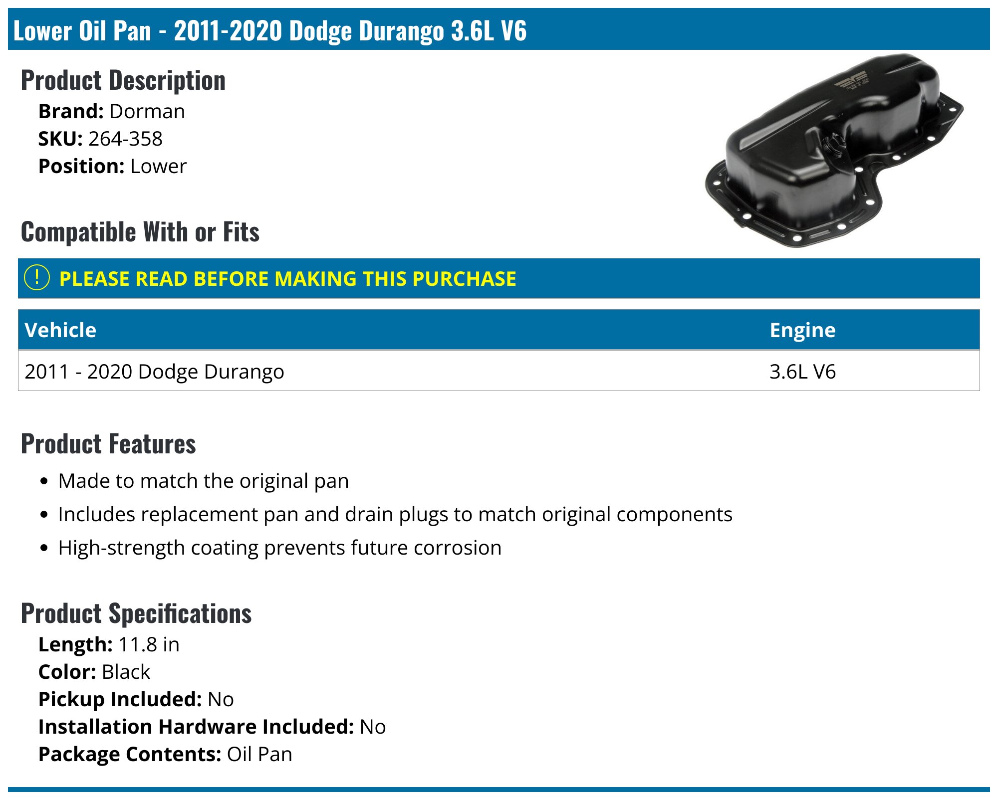 2020 Dodge Durango Oil Capacitynull
