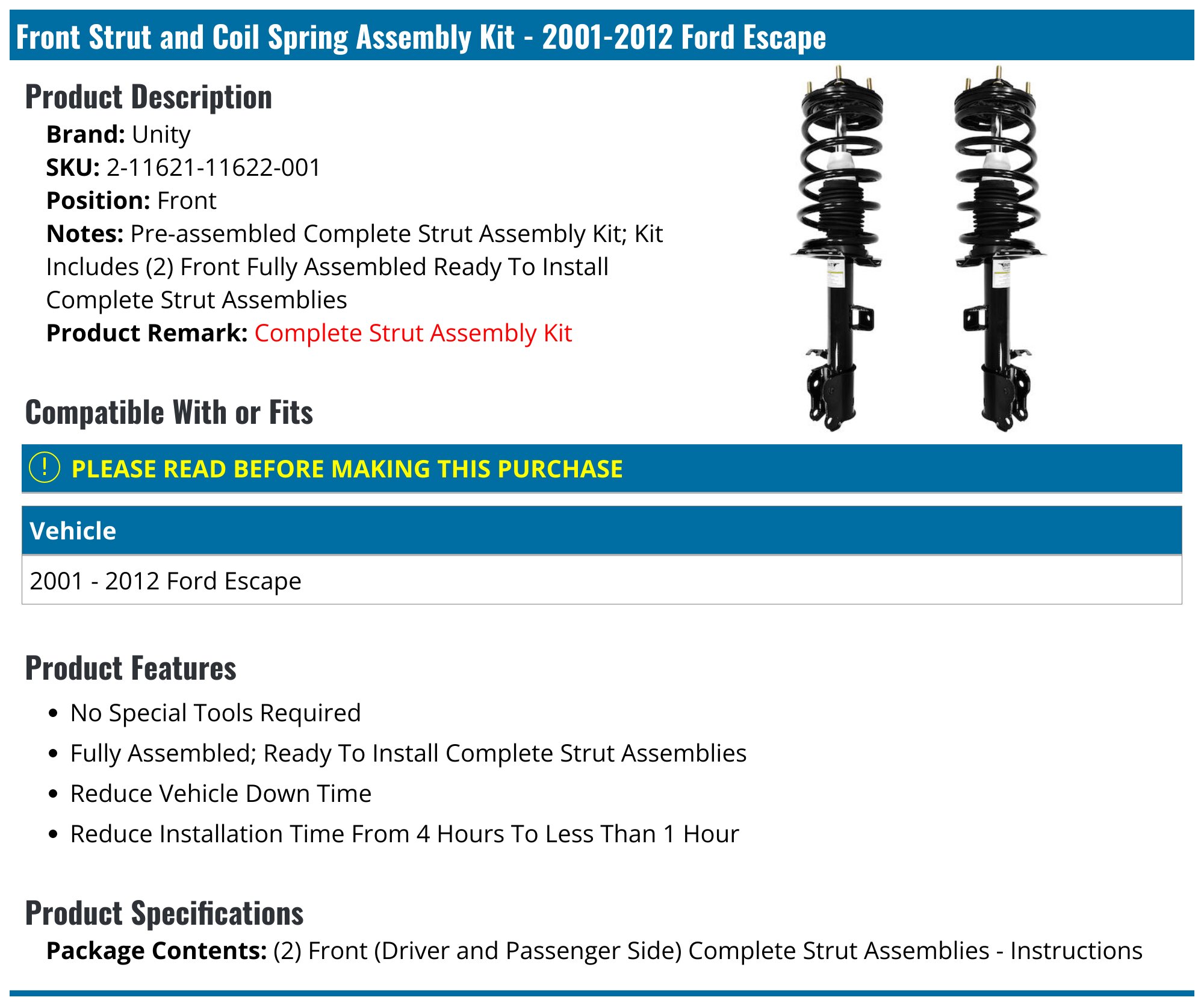 Ford Escape Parts - Ford Escape Aftermarket Parts | Parts Geek