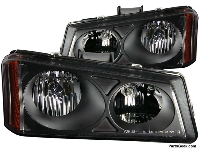 04 2004 Chevrolet Silverado 1500 Headlight Assembly - Body Electrical ...