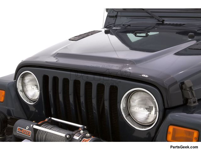 Jeep Wrangler Bug Shield - Bug Deflectors - Auto Ventshade Bushwacker ...