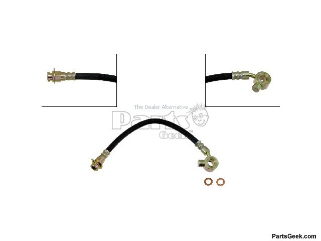 72 1972 Chevrolet C10 Pickup Brake Hose - Brake - AC Delco, Centric ...