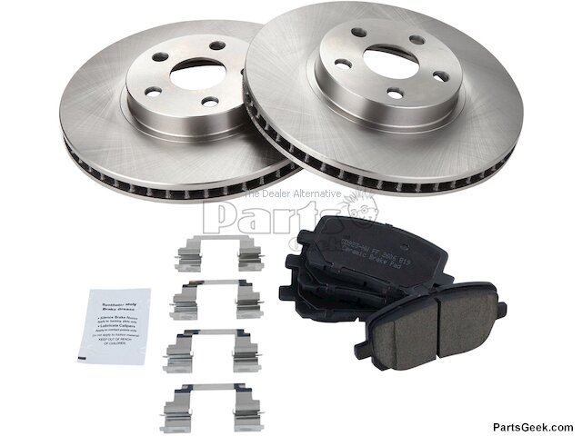 Toyota Matrix Brake Rotors - Brake Disc - Pronto DuraGo TRQ Centric ...