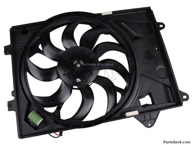 14 2014 Chevrolet Sonic Radiator Fan Assembly - Cooling System - AC ...