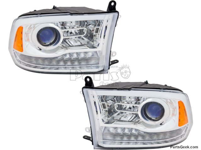 10 2010 Dodge Ram 1500 Headlight Assembly - Body Electrical - Action ...