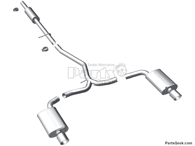 Ford Explorer Exhaust System - Cat Back Exhaust - Magnaflow Borla MBRP ...