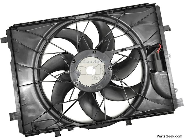 Mercedes E350 Radiator Fan - Cooling System - Replacement Action Crash ...