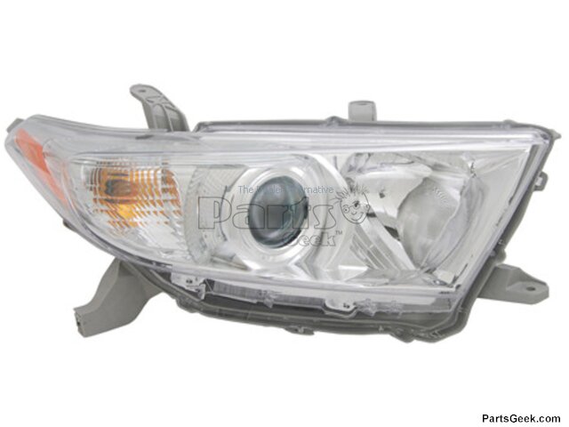 12 2012 Toyota Highlander Headlight Assembly - Body Electrical - Action ...