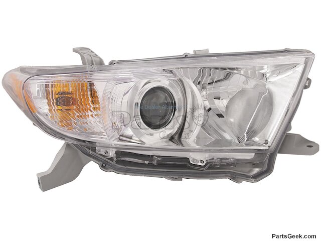 12 2012 Toyota Highlander Headlight Assembly - Body Electrical - Action ...