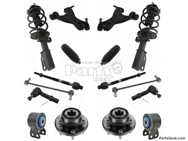 14 2014 GMC Acadia Strut Assembly - Suspension - AC Delco, API ...