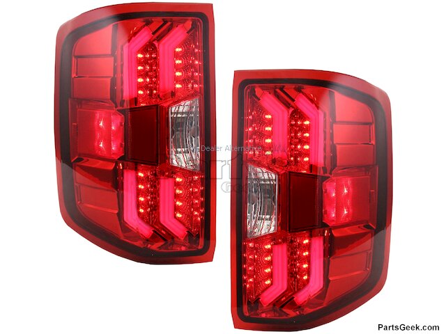 14 2014 Chevrolet Silverado 1500 Tail Light Assembly - Body Electrical ...
