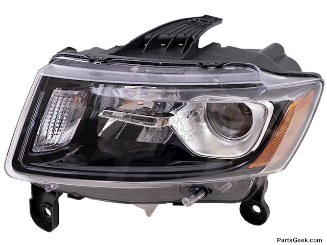 15 2015 Jeep Grand Cherokee Headlight Assembly - Body Electrical ...