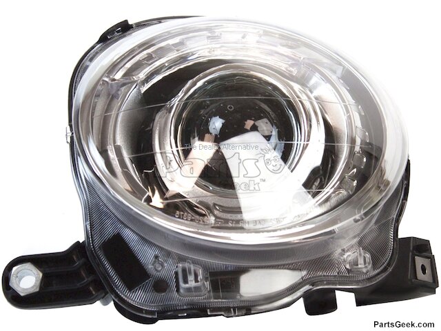 12 2012 Fiat 500 Headlight Assembly - Body Electrical - Action Crash ...