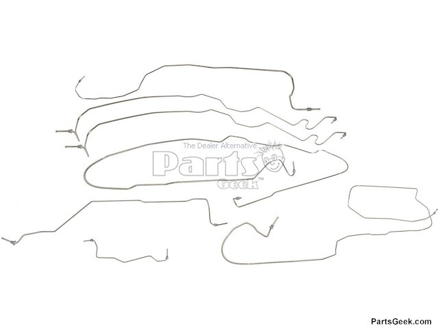 03 2003 Chevrolet Silverado 1500 Brake Hydraulic Line Kit - Brake - AC ...
