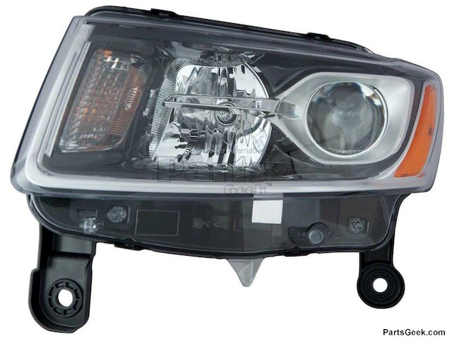 15 2015 Jeep Grand Cherokee Headlight Assembly - Body Electrical ...