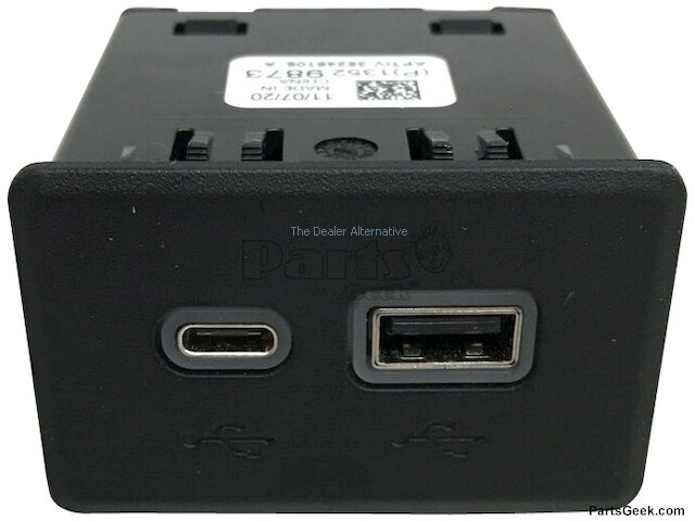 19 2019 Chevrolet Silverado 1500 USB Port - Body Electrical - AC Delco ...