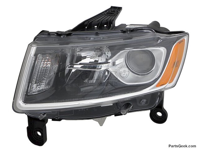 14 2014 Jeep Grand Cherokee Headlight Assembly - Body Electrical ...